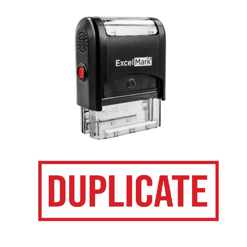 Border DUPLICATE Stamp | ExcelMark