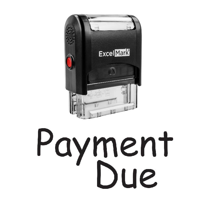 Handwriting PAYMENT DUE Stamp | ExcelMark