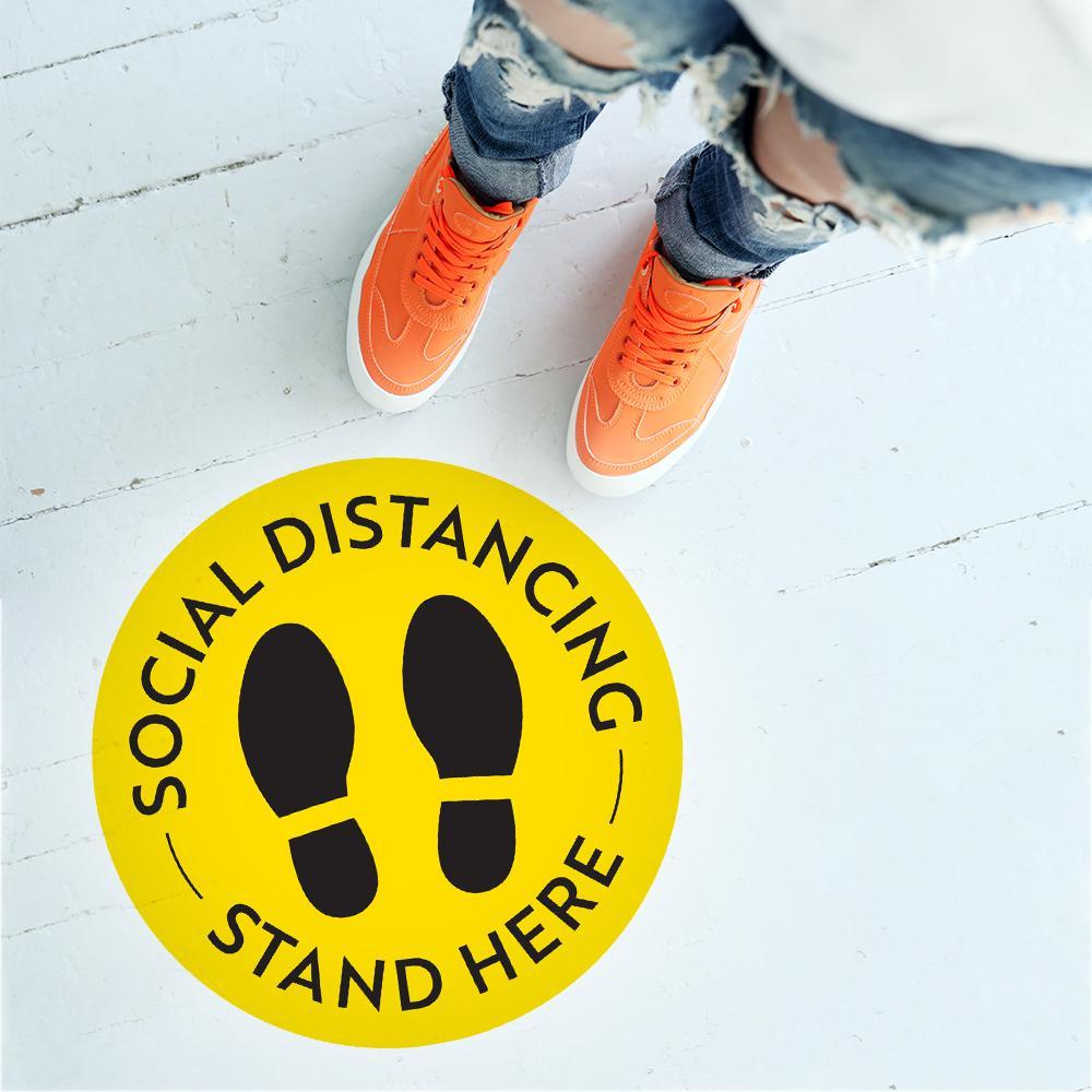 Social Distancing Floor Decal | ExcelMark