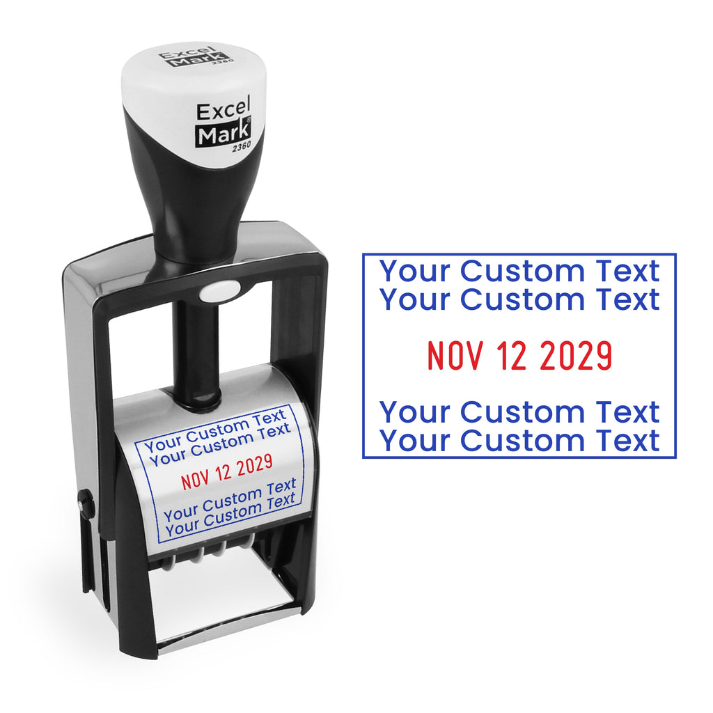 Custom Heavy-Duty Date Stamp | ExcelMark
