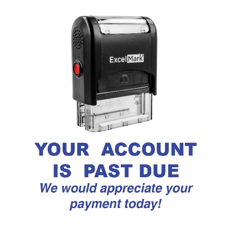 Account Past Due Stamp | ExcelMark