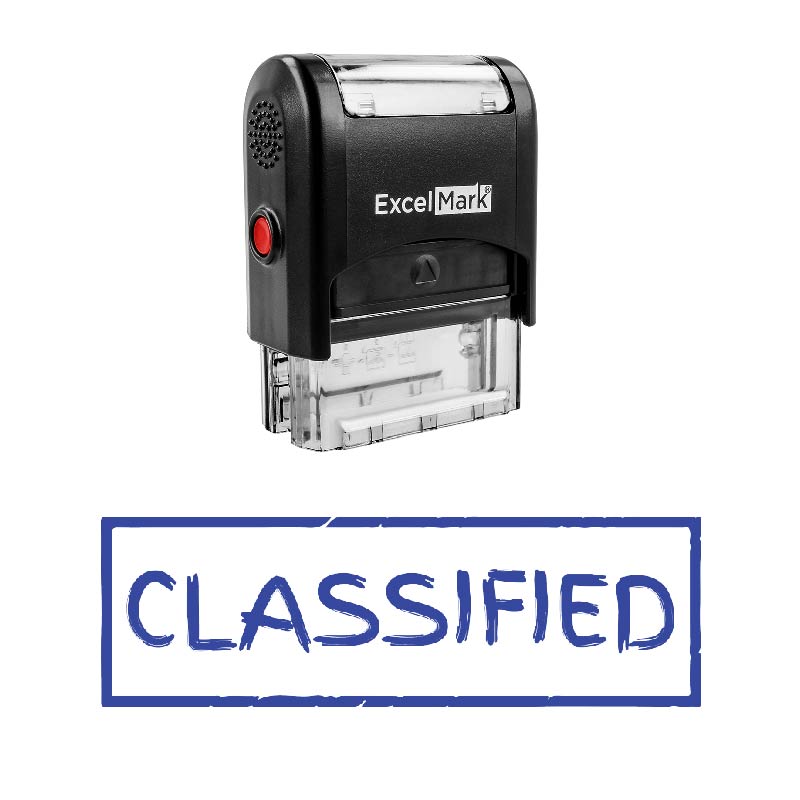 Brush CLASSIFIED Stamp | ExcelMark