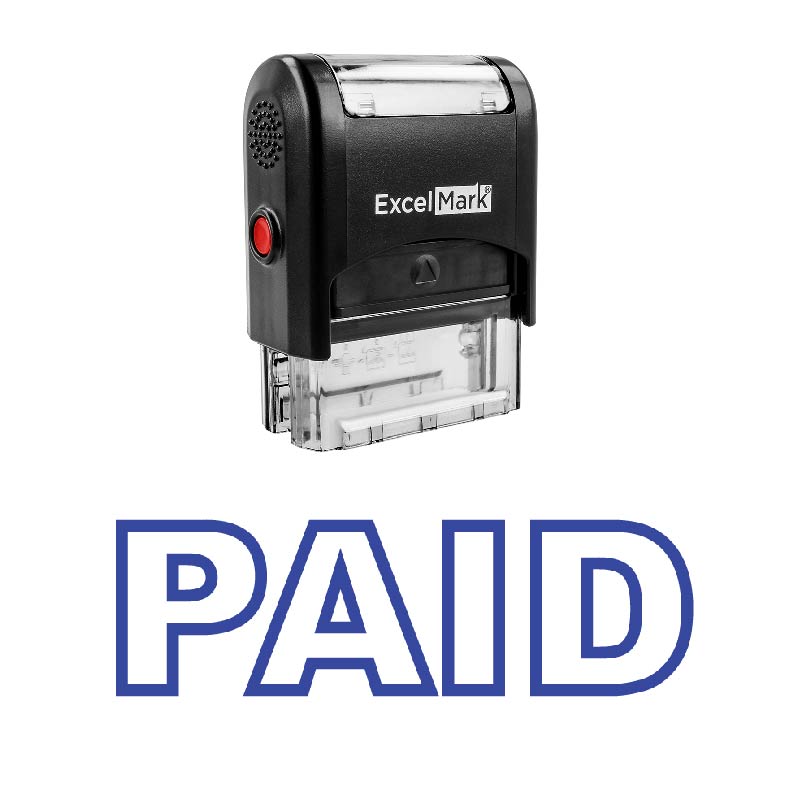 Outline PAID Stamp | ExcelMark