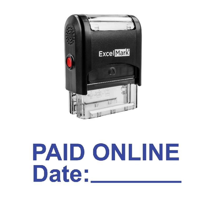 PAID ONLINE Stamp | ExcelMark