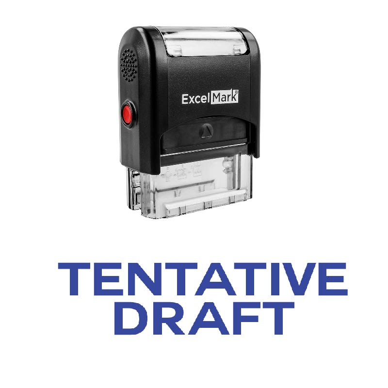TENTATIVE DRAFT Stamp | ExcelMark