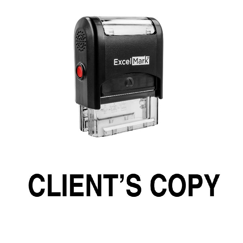 CLIENT'S COPY Stamp | ExcelMark