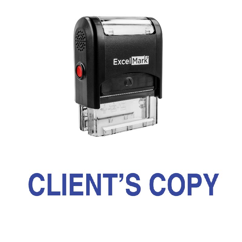 CLIENT'S COPY Stamp | ExcelMark