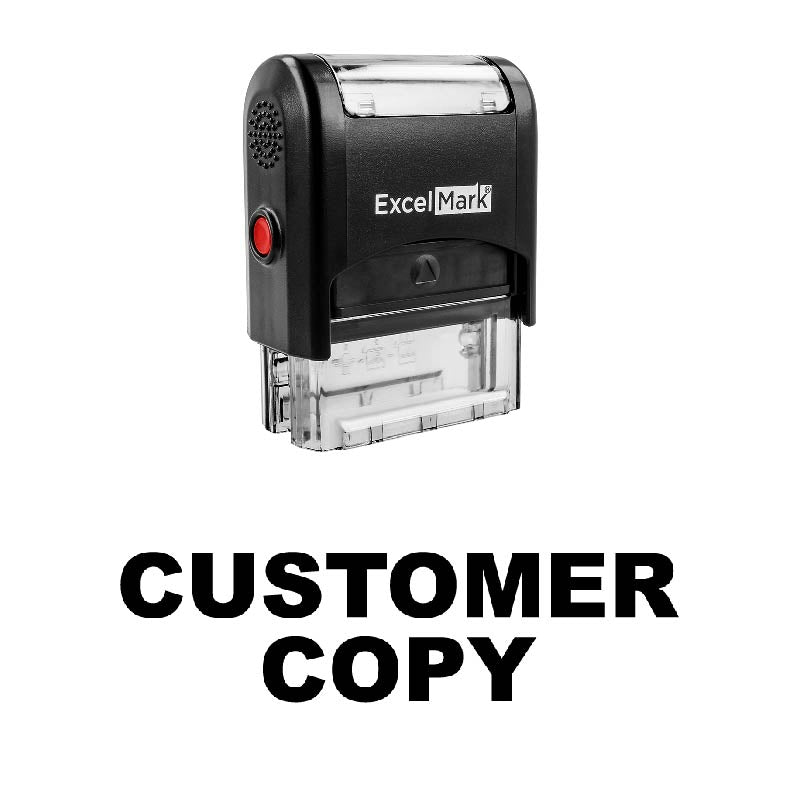 CUSTOMER COPY Stamp | ExcelMark