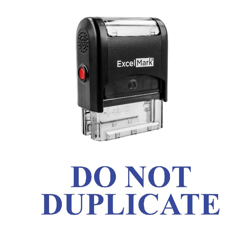 DO NOT DUPLICATE Stamp | ExcelMark