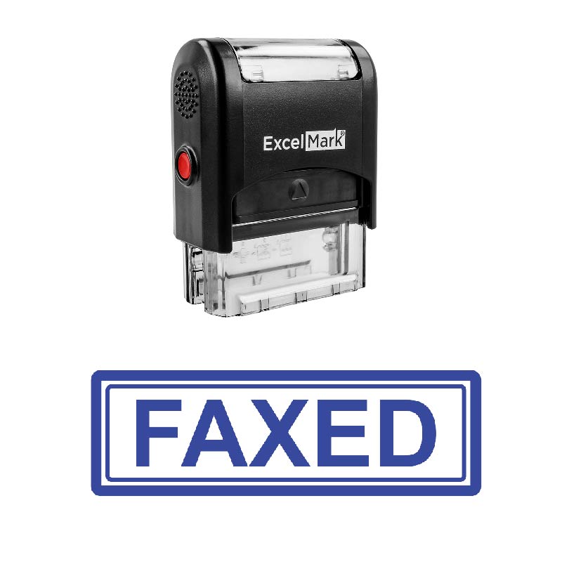 Double Box FAXED Stamp | ExcelMark