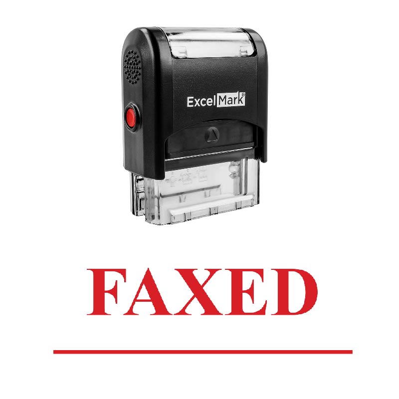 Line FAXED Stamp | ExcelMark