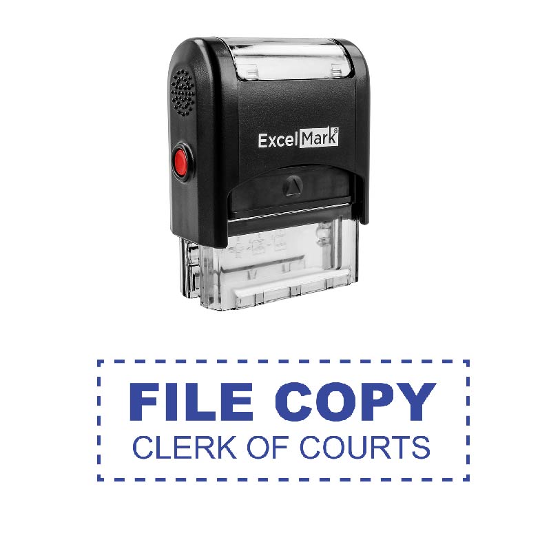 Clerk of Courts FILE COPY Stamp | ExcelMark
