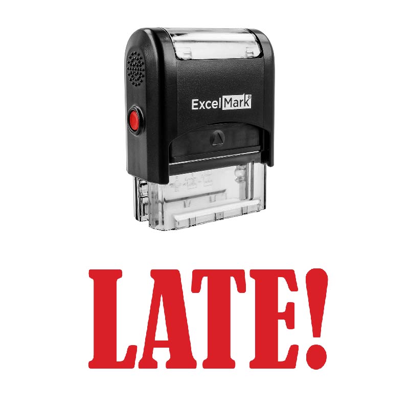 LATE! Stamp | ExcelMark