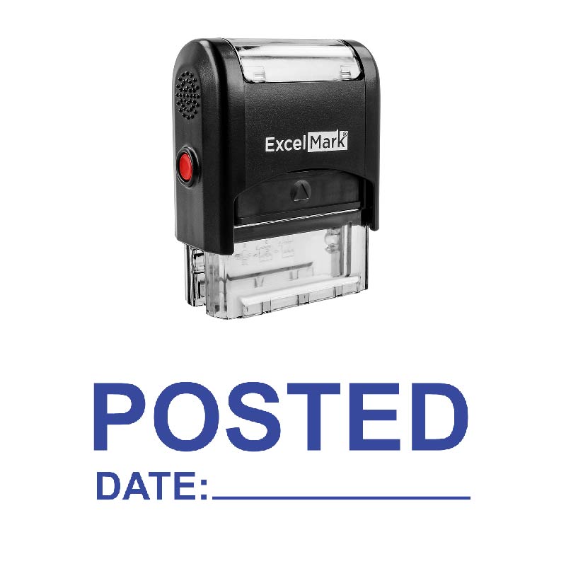 Date Line POSTED Stamp | ExcelMark