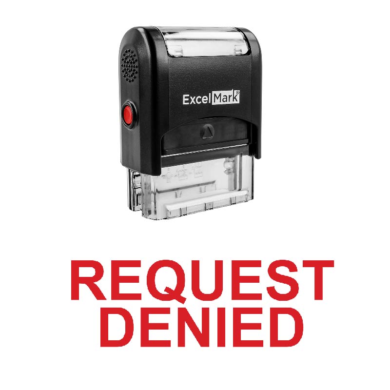 REQUEST DENIED Stamp | ExcelMark