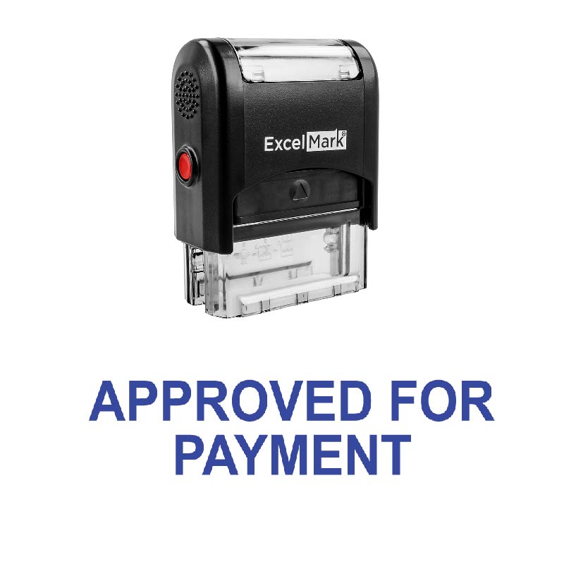 Bold APPROVED FOR PAYMENT Stamp | ExcelMark