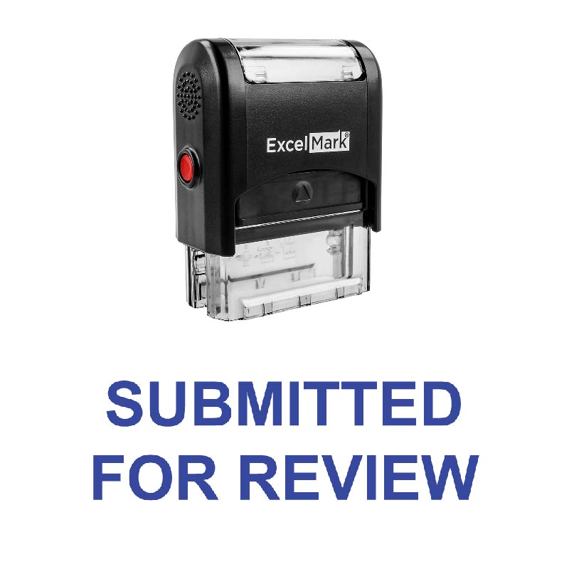 SUBMITTED FOR REVIEW Stamp | ExcelMark