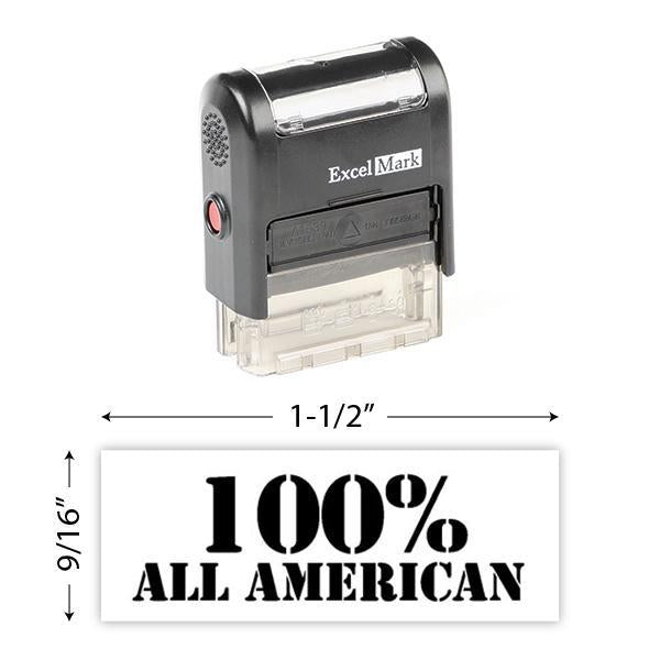 100% All American Stamp | ExcelMark