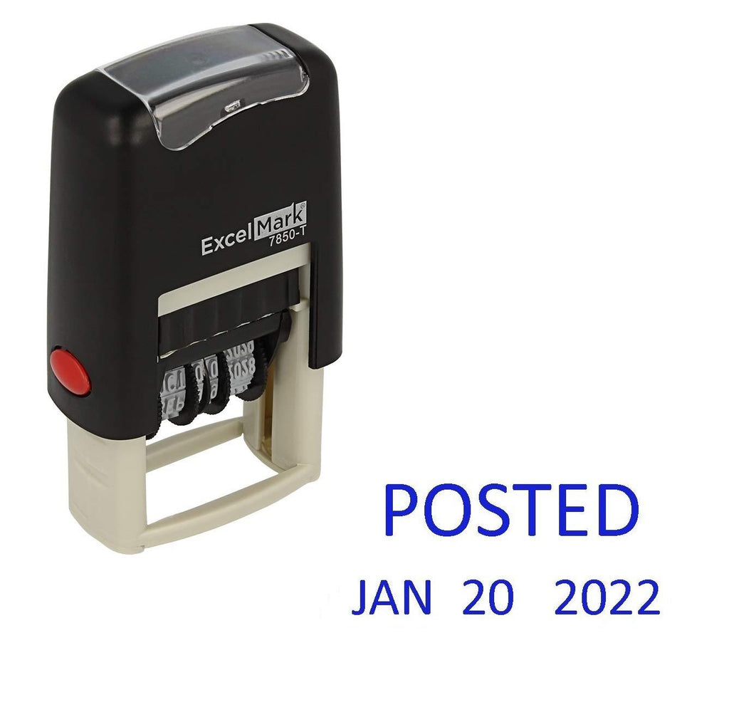 Small Posted Date Stamp | ExcelMark
