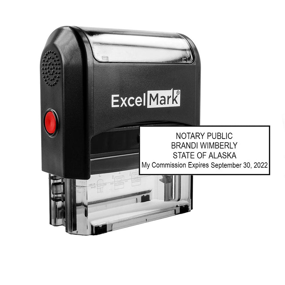 Self-Inking Alaska Notary Stamp | ExcelMark