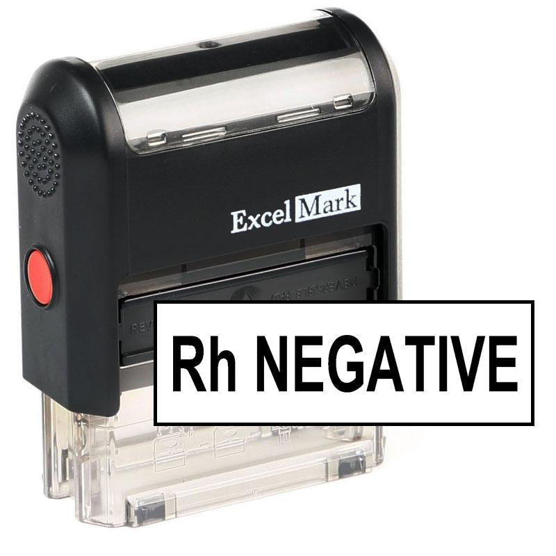 RH Negative Stamp | ExcelMark