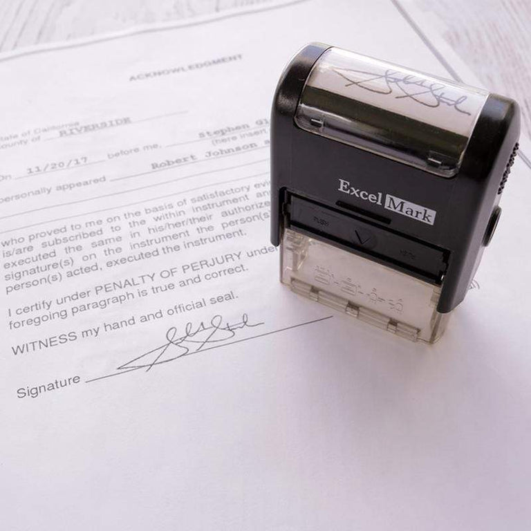 Self-Inking Signature Stamp | ExcelMark